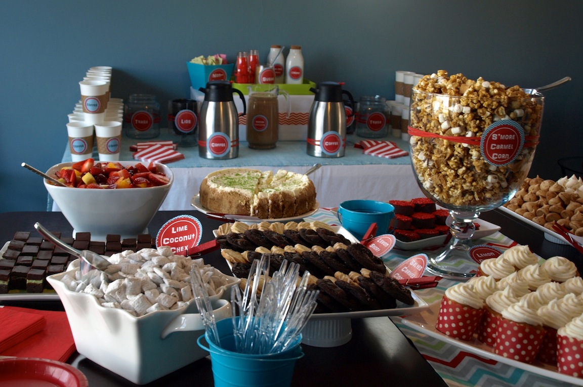 a. party style: coffee + dessert party