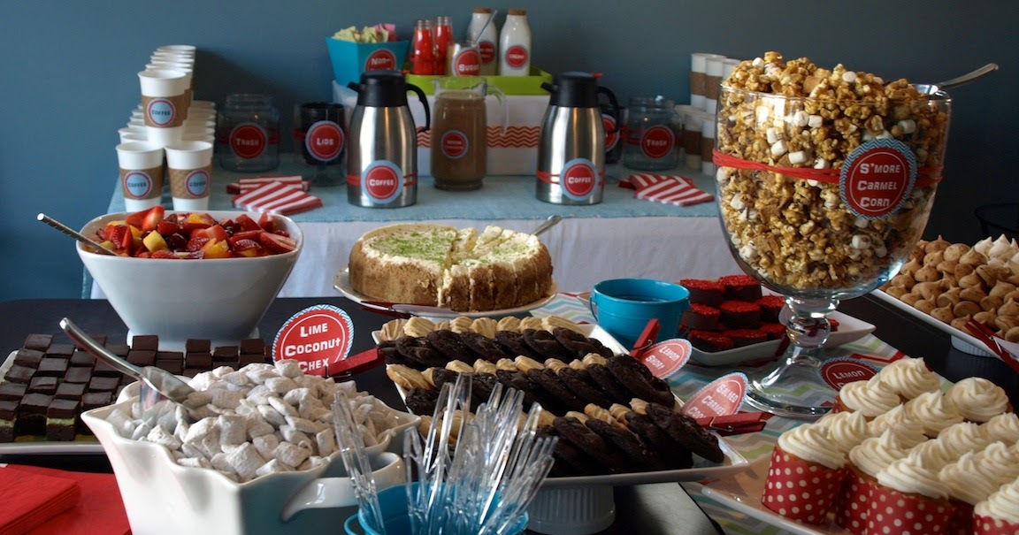 a. party style: coffee + dessert party