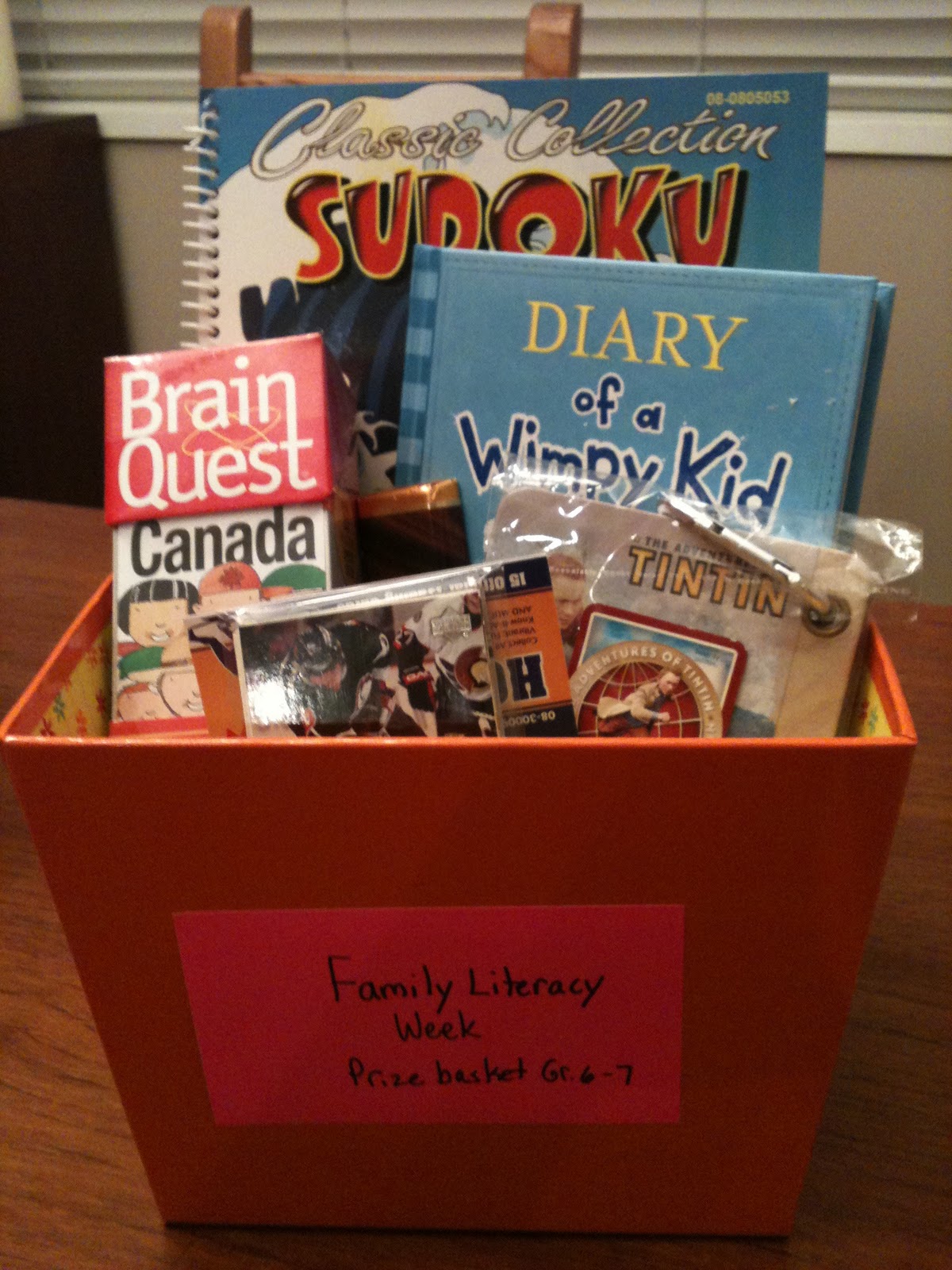 Randerson Ridge Library: Family Literacy Week Day 2 ~ our first winner ...