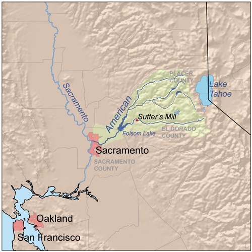 le promeneur du 68: A Sacramento : "la merveilleuse histoire du Général ...