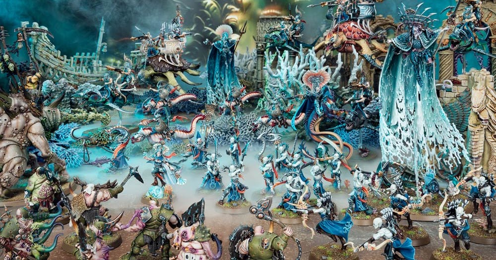 Wargame News and Terrain: Wayland Games: Age of Sigmar Idoneth Deepkin ...