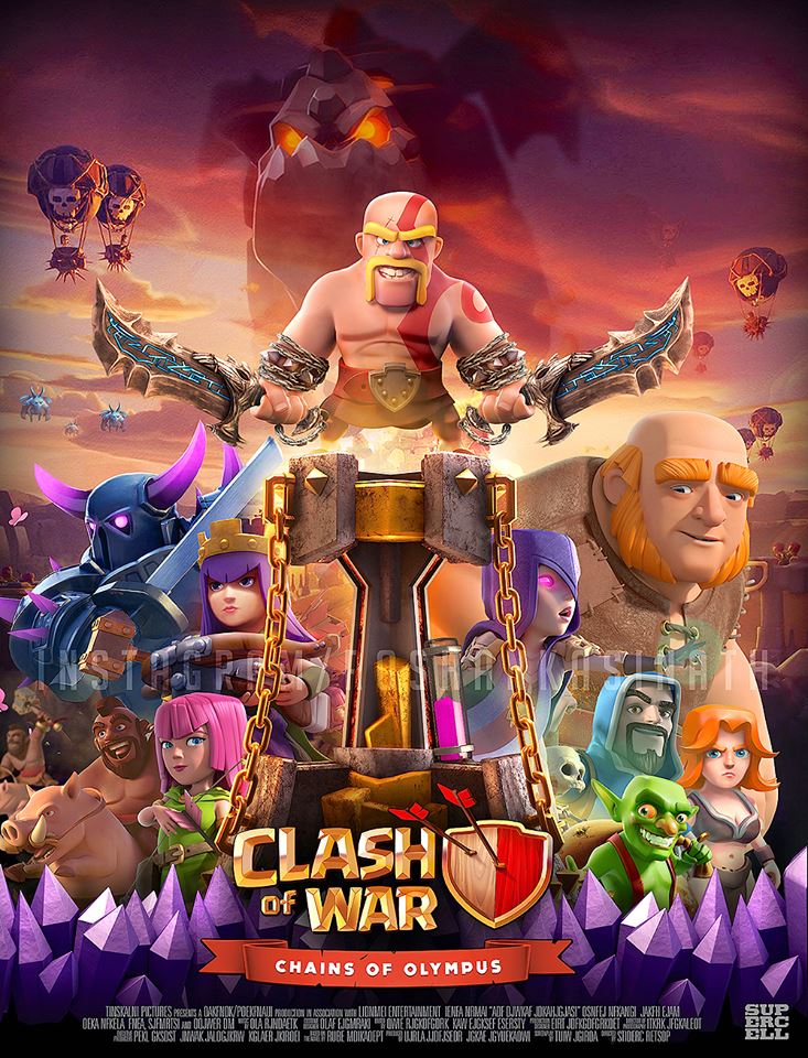 Karya-karya Keren dari Clash of Clans Movie Poster Competition 2016 ...