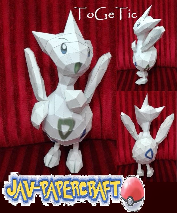 Togetic Paper Model ~ Paperkraft.net - Free Papercraft, Paper Model ...