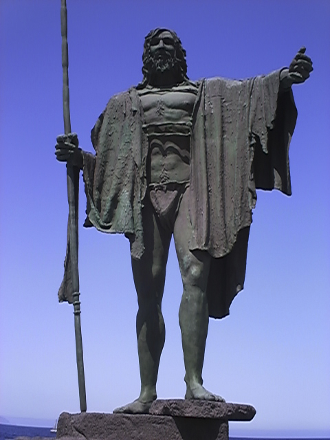 Espacio Historia del Arte: Los Menceyes guanches de Tenerife