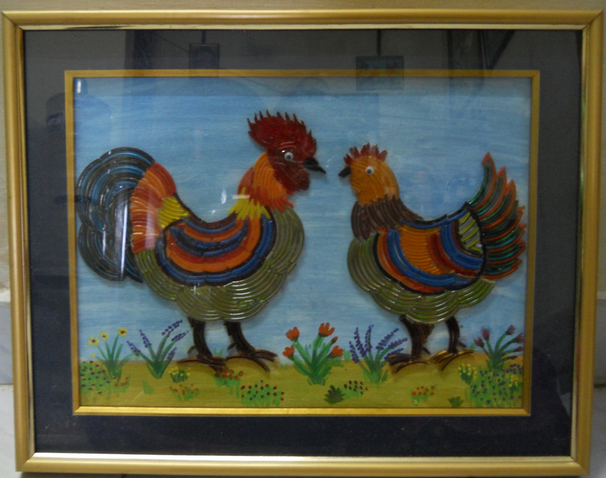 Bhuvana's Creative World: Broken bangle work