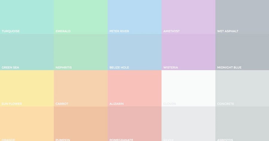 Blog Del Profesor David Duarte Martínez: COLORES TIERRA Y COLORES PASTELES