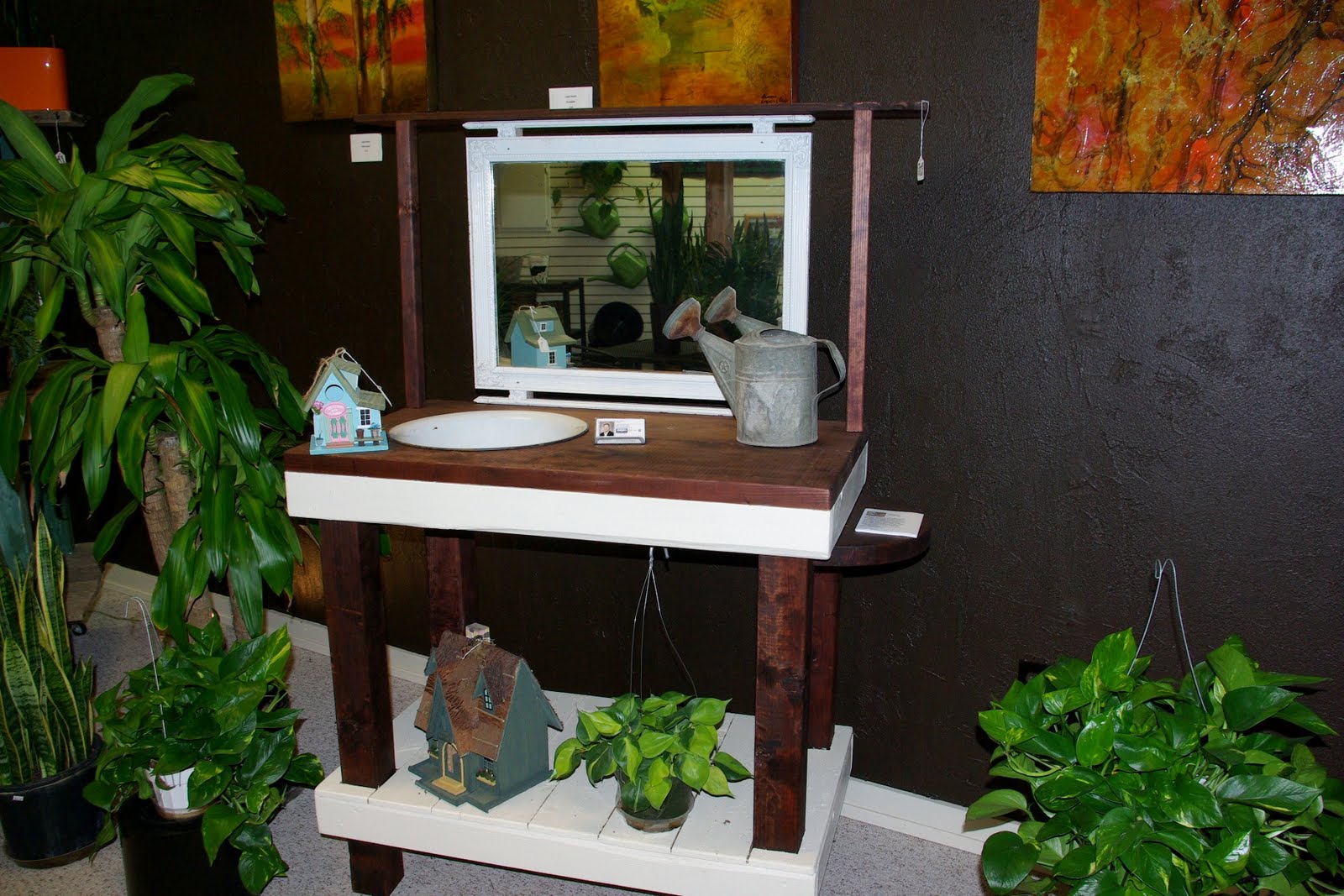 Reclaimed Rustics: Rustic Elegance Potting Bench