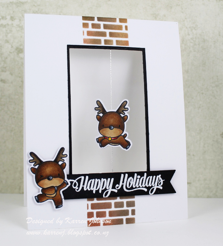 KarrenJ - Stamping Stuff: Reindeer Spinner