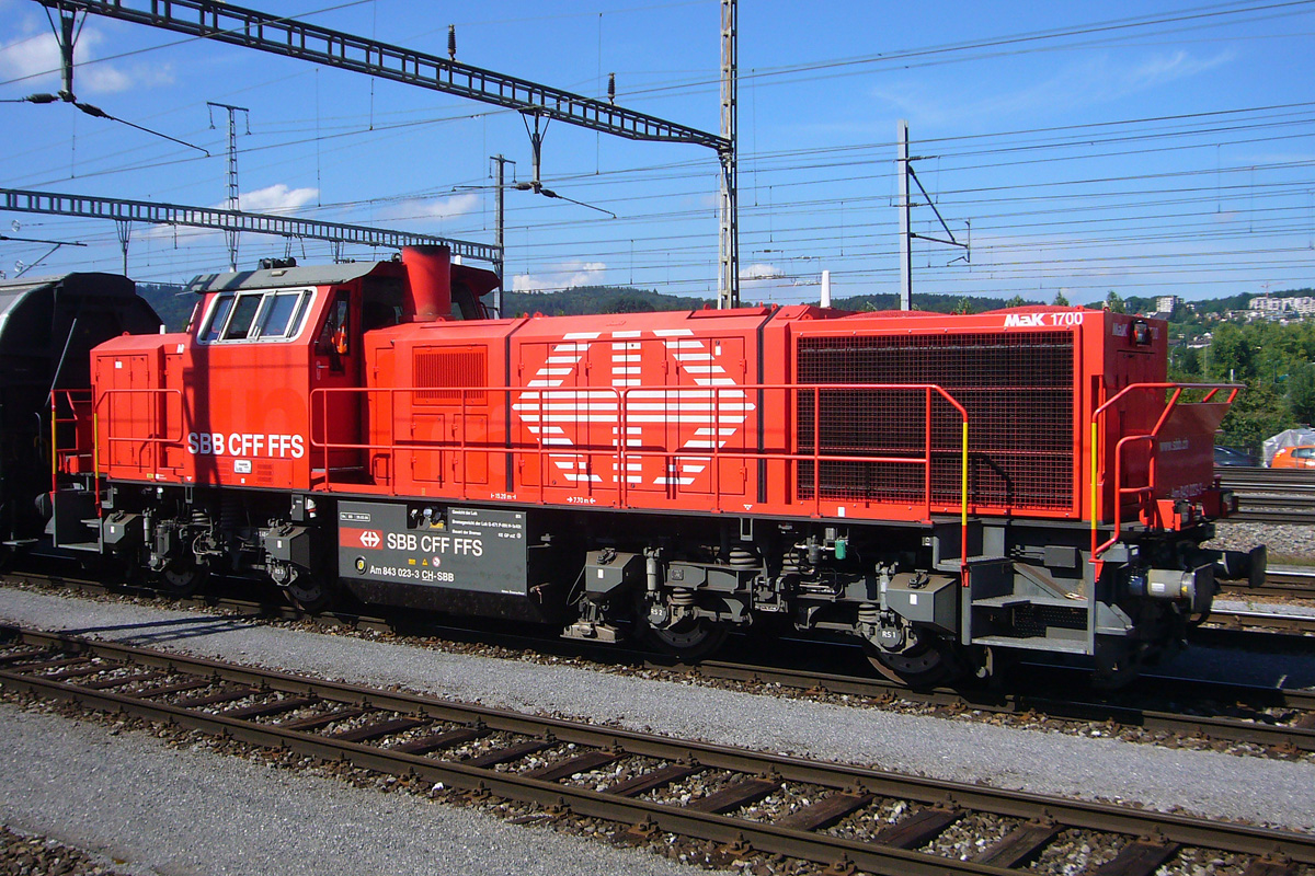 Planes and Trains - Trains: SBB / Am 843 023-3