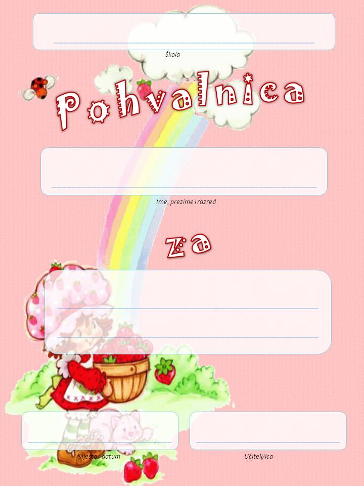 Zlatna djeca: Pohvalnice na kraju nastavne godine