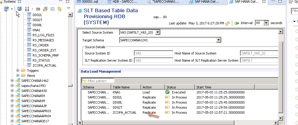 SAP TECH: Implementing SLT Configuration for RESUME LOAD/REPLICATION