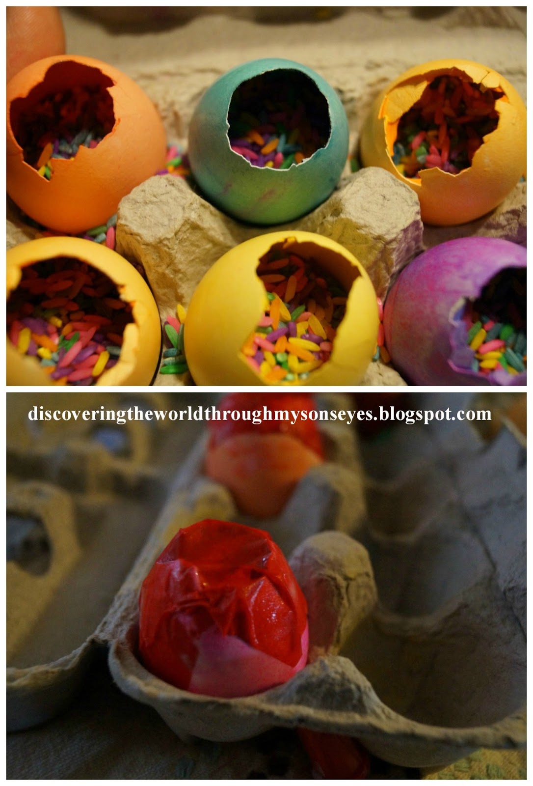 Easter "Cascarones" With a Twist