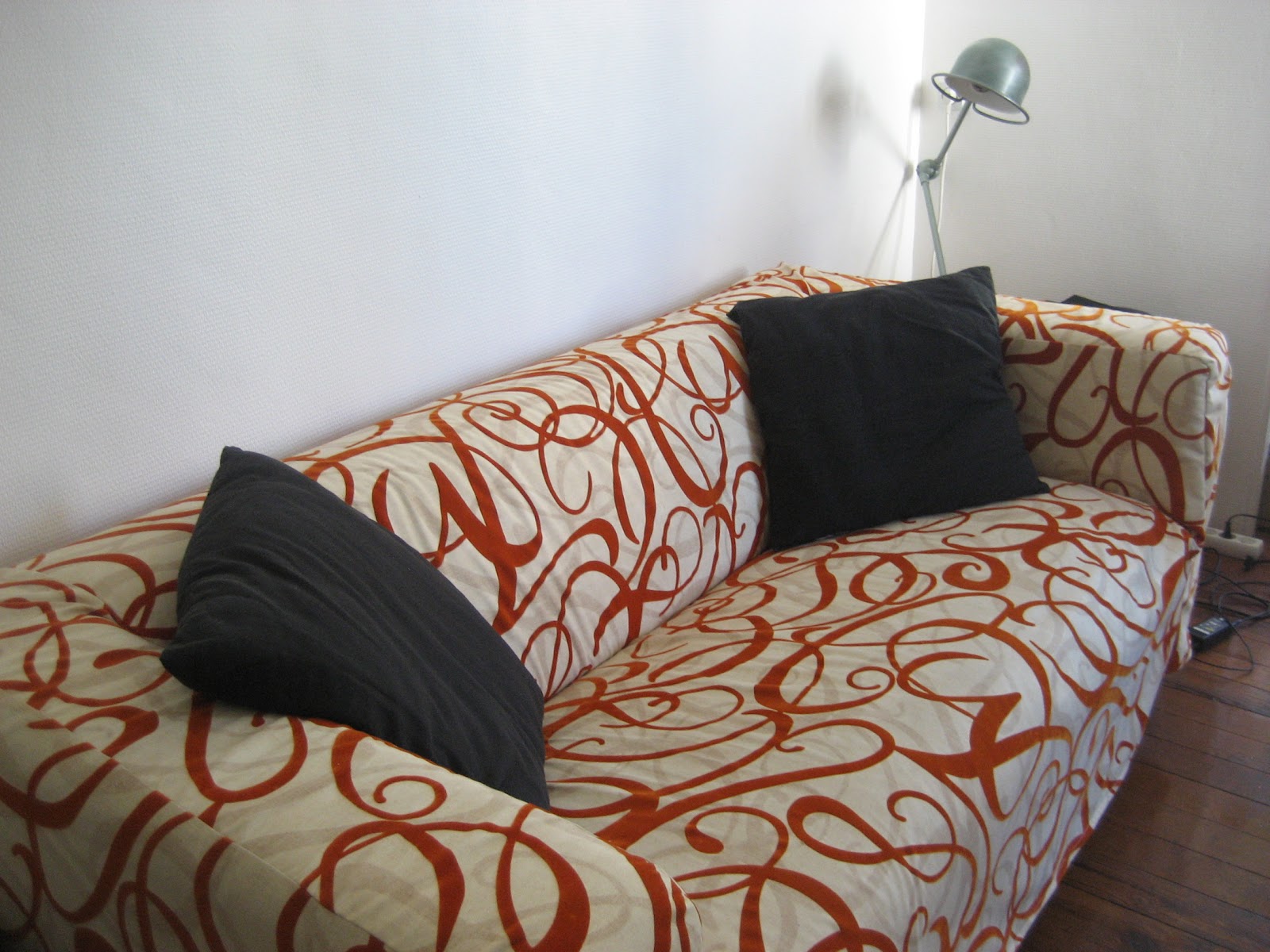 Curliz création: La housse de mon canapé