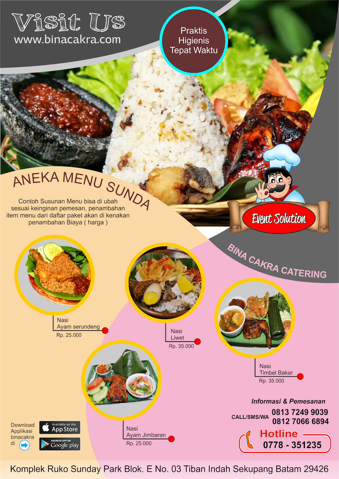 Paket Catering | Bina Cakra Catering & Wedding Organizer
