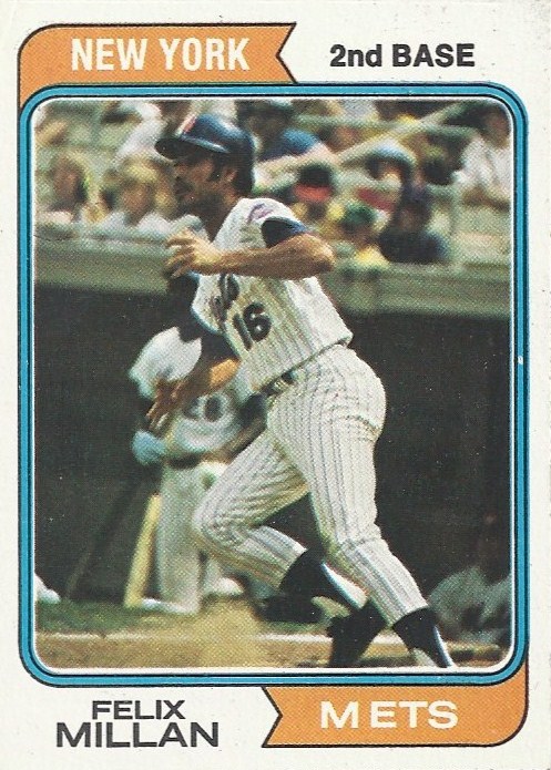 1974 Topps - Pennant Fever: #132 - Felix Millan