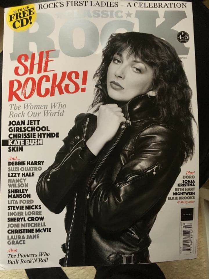 Kate Bush News Japan: クラシックロック誌の今月号の5種類の表紙の一つにケイトが登場