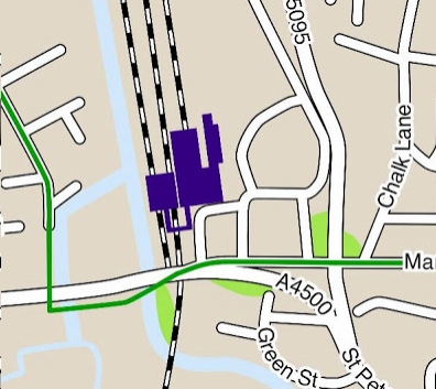 Public Transport Experience: Ælfgifu's Nation at Northampton Station