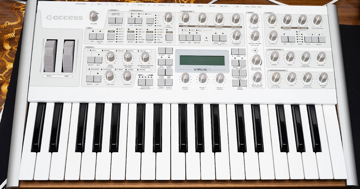 MATRIXSYNTH: Access Virus TI2 Polar 37-Key Digital Synthesizer