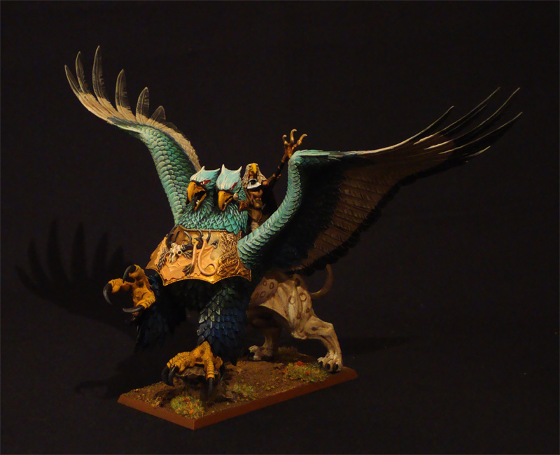 The Miniature Workshop: Empire Amber Wizard on Griffon