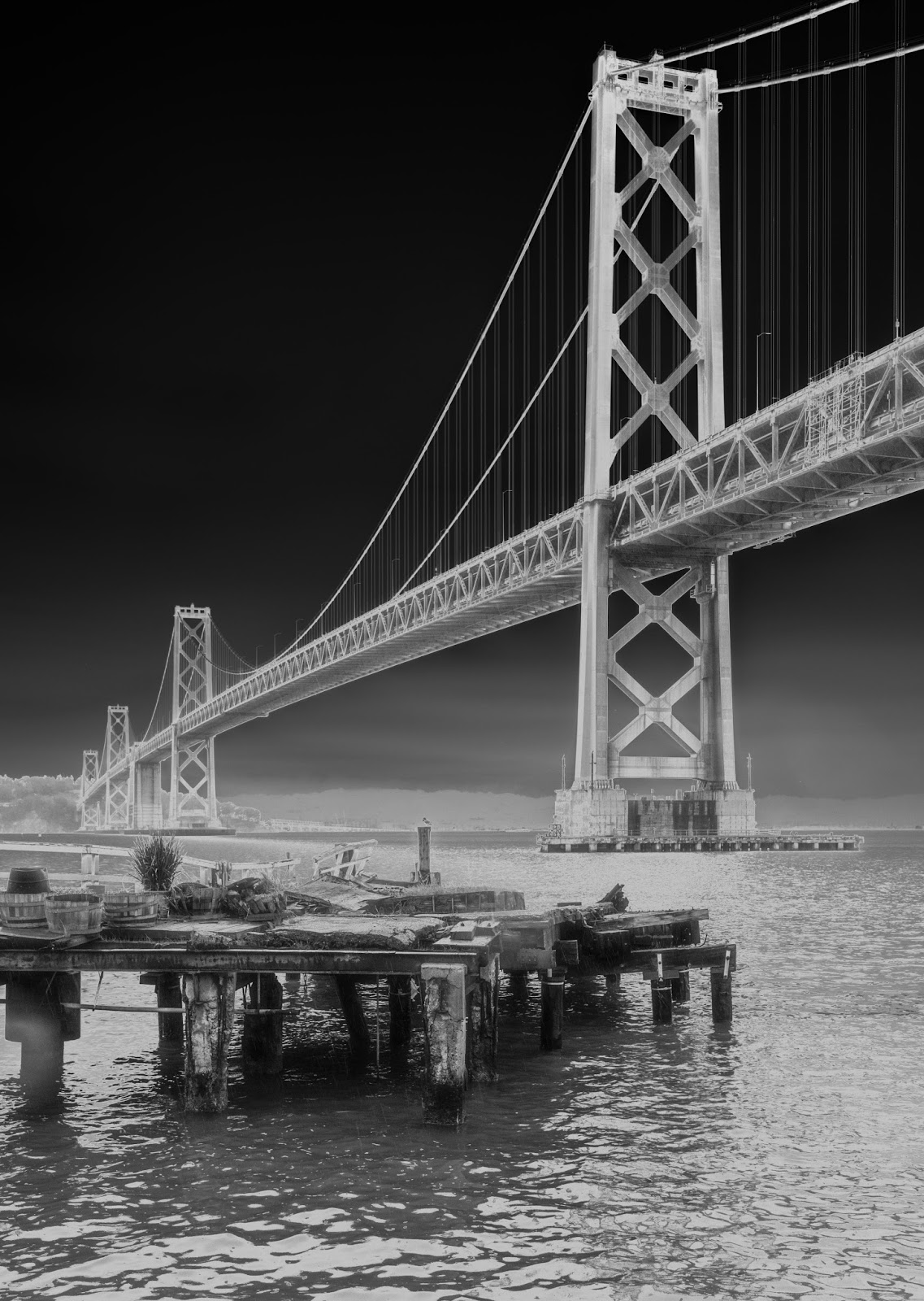 PSYCHOSCAPES: Under the Oakland Bay Bridge: 2 views