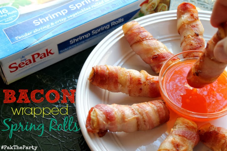 Hungry Harps: Bacon Wrapped Spring Rolls {Easy Holiday Appetizers that ...
