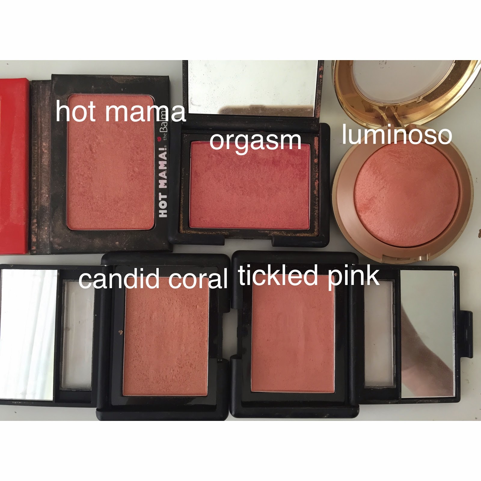 Jane's Makeup Blog: Coral Blushes