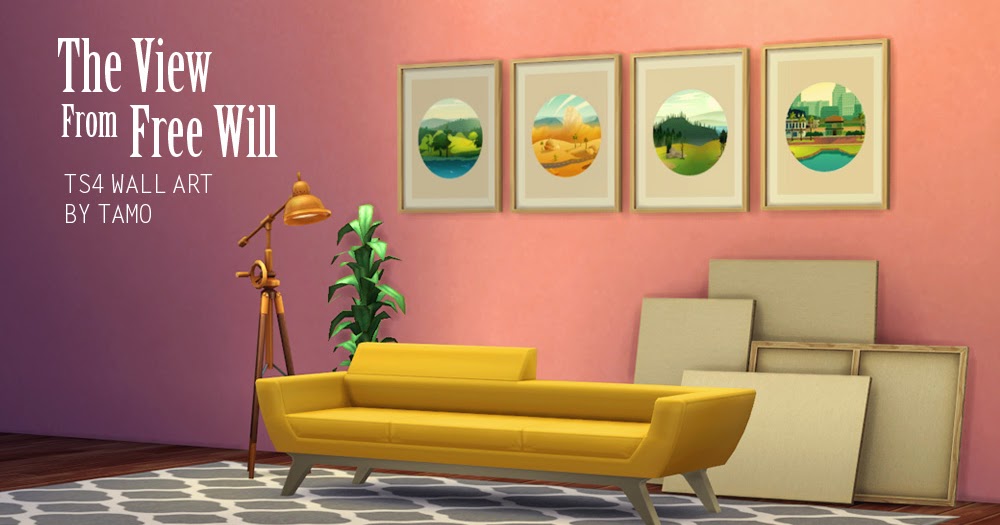 [TS4] The View From Free Will Wall Art
