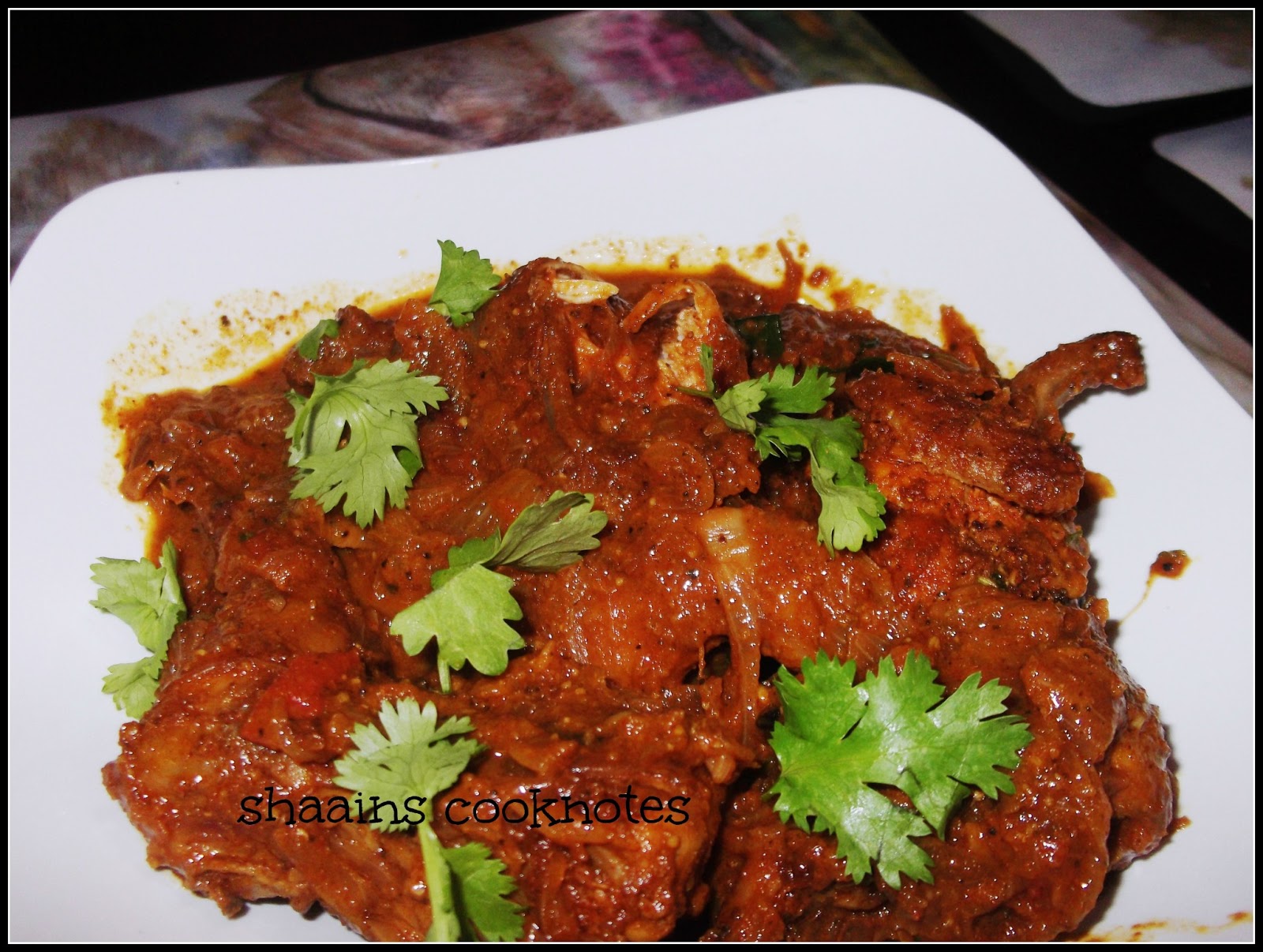 Shaain's Cooknotes: Kada (quail) roast