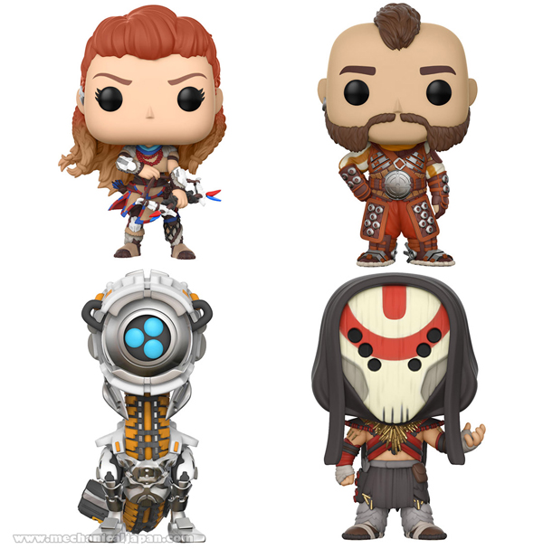 Horizon Zero Dawn - Aloy, Eclipse Cultist, Erend & Watcher Pop! Vinyl ...