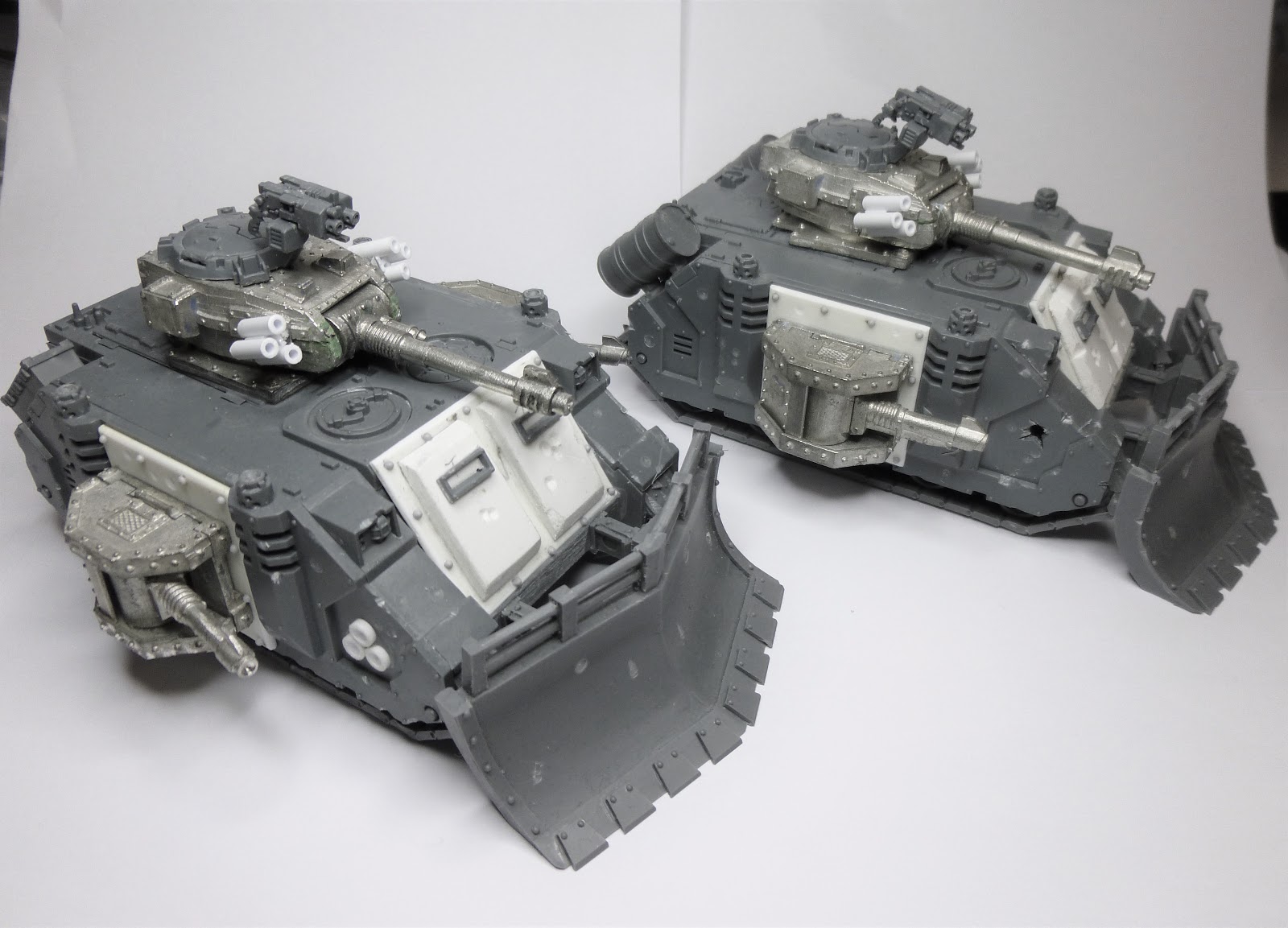 Death Guard - Part VI - WIP Hellforged Leviathan Dreadnought & Predators.