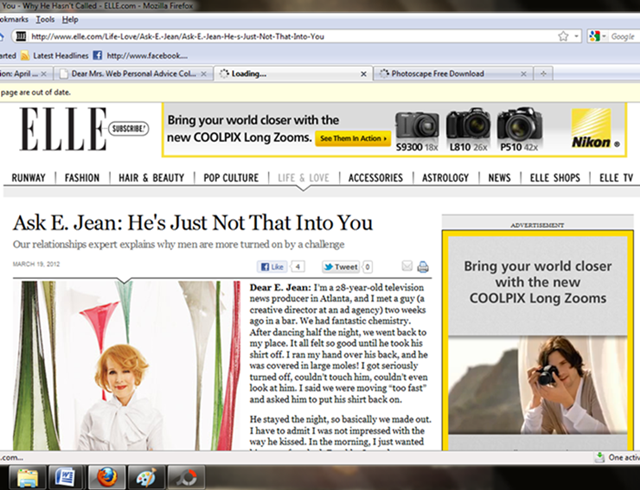 your passion, your perfection: The Examples of Advice Column in Social ...