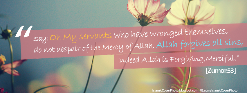 Islamic Cover photos: Quran [39:53] Facebook Cover Photo