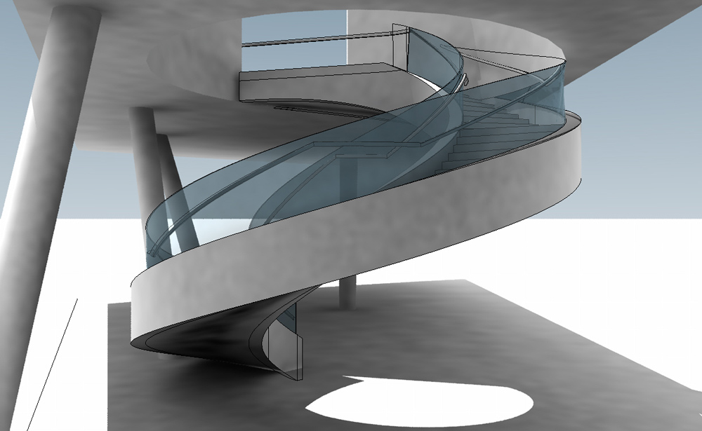 PETER BUŠ ARCHITECTURE | COMPUTATIONAL DESIGN: Točité schodisko v ...