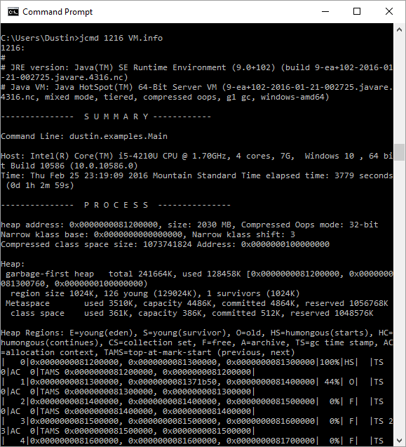 Jcmd: One Jdk Command-Line Tool to Rule Them All Jcmd: One Jdk Command-Line Tool to Rule Them All