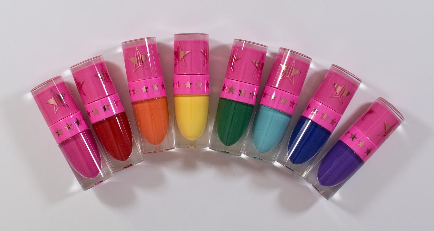 WARPAINT and Unicorns: Jeffree Star The Mini Rainbow Velour Liquid ...