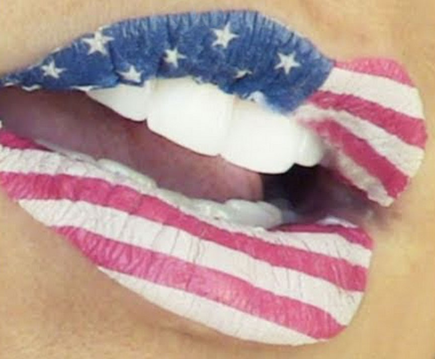kandeej.com: Now THIS is 4th Of July Makeup: