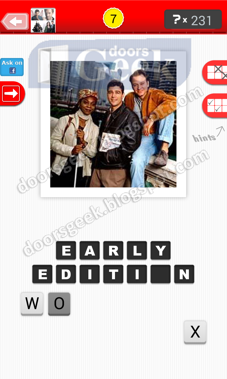 Guess the TV Show - Level 29-7 Answer ~ Doors Geek