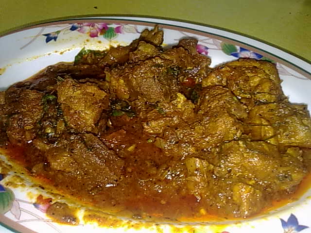 Rendang landak @ restoran selera rimba