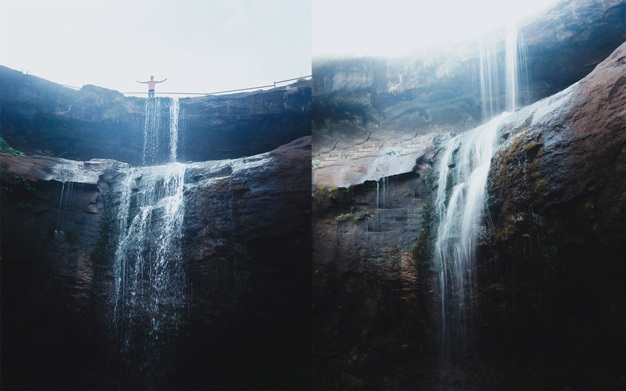 Vangani Waterfalls India