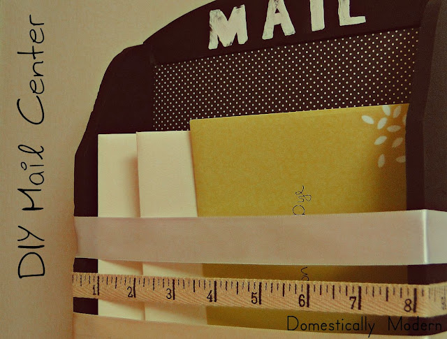 Domestically Modern: DIY Mail Center