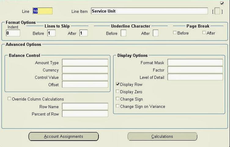 Oracle Financial Statement Generator Report Basics | Oracle Fusion and ...