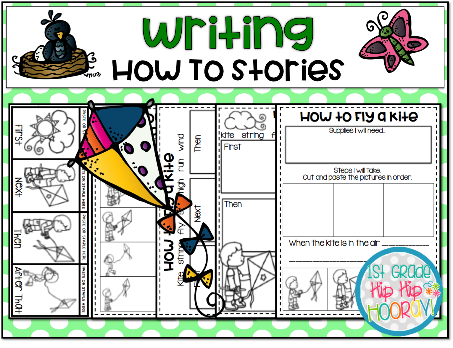1st Grade Hip Hip Hooray!: Writing "how to" Stories...Spring Themed!