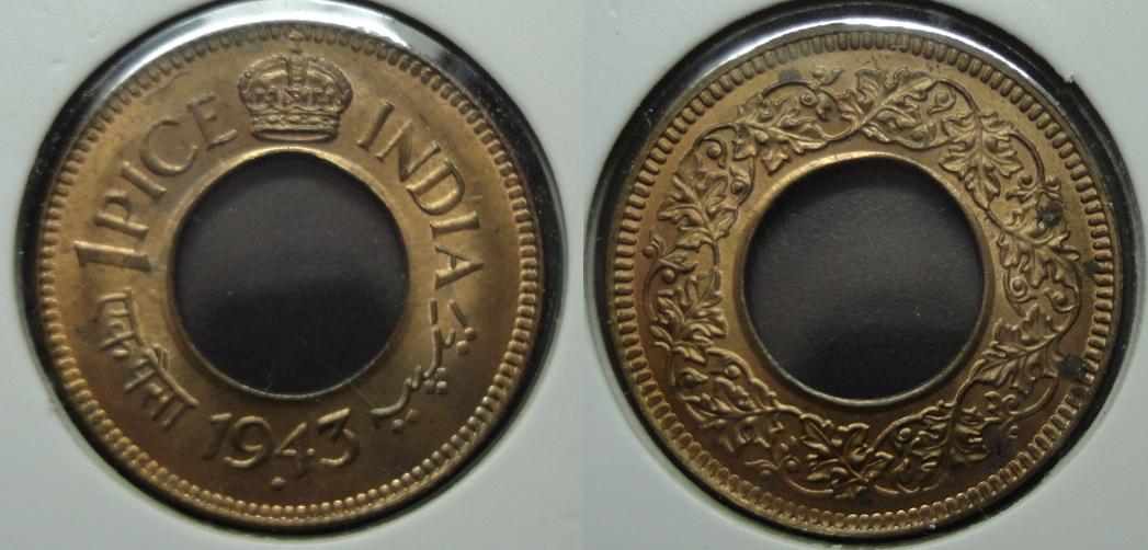 My coin collection: Indian one paisa