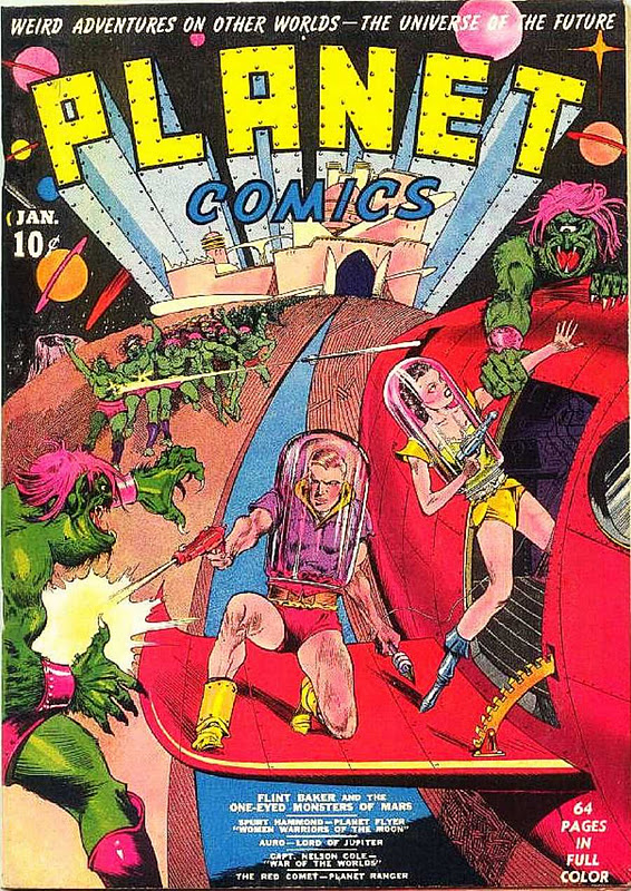 The Comic Book Catacombs: The Planet Comics Cover Gallery!