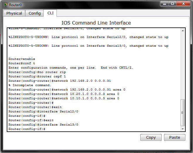 Configuring Dinamis Routing Using OSPF Route in Packet Tracer Simulation