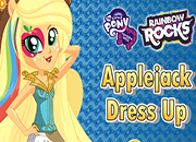 Rainbow Rocks Applejack Dress Up | Juegos My Little Pony - magia y amistad