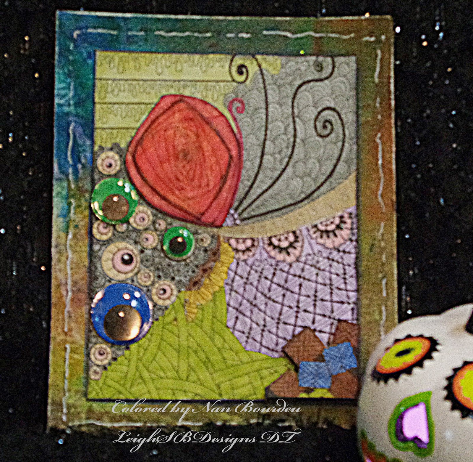 Deep into the Darkness Peering: Tangled Rose Collage Eyes and ...