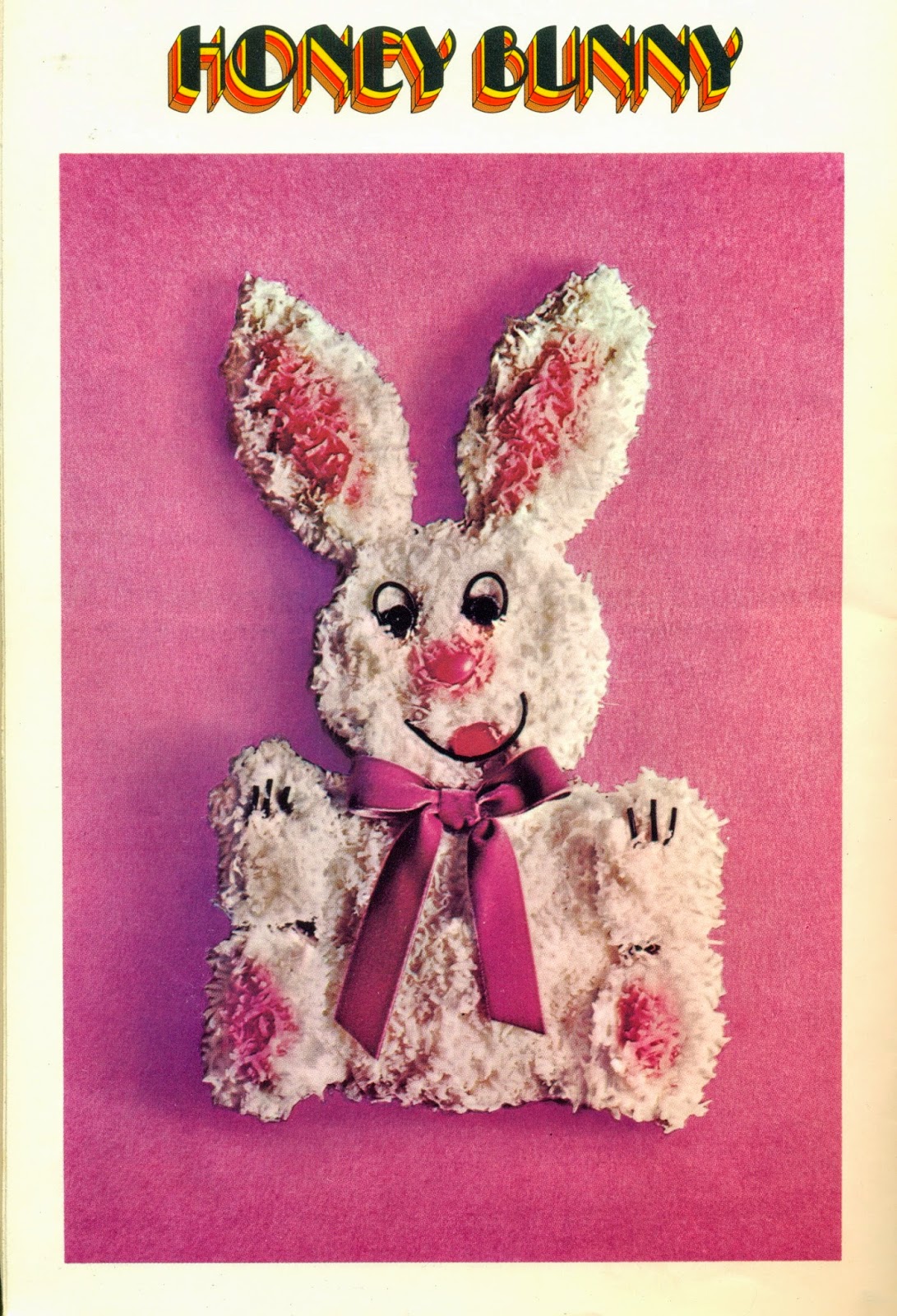 gold country girls: Baker's Coconut Cakes #5 A Honey Bunny For Easter