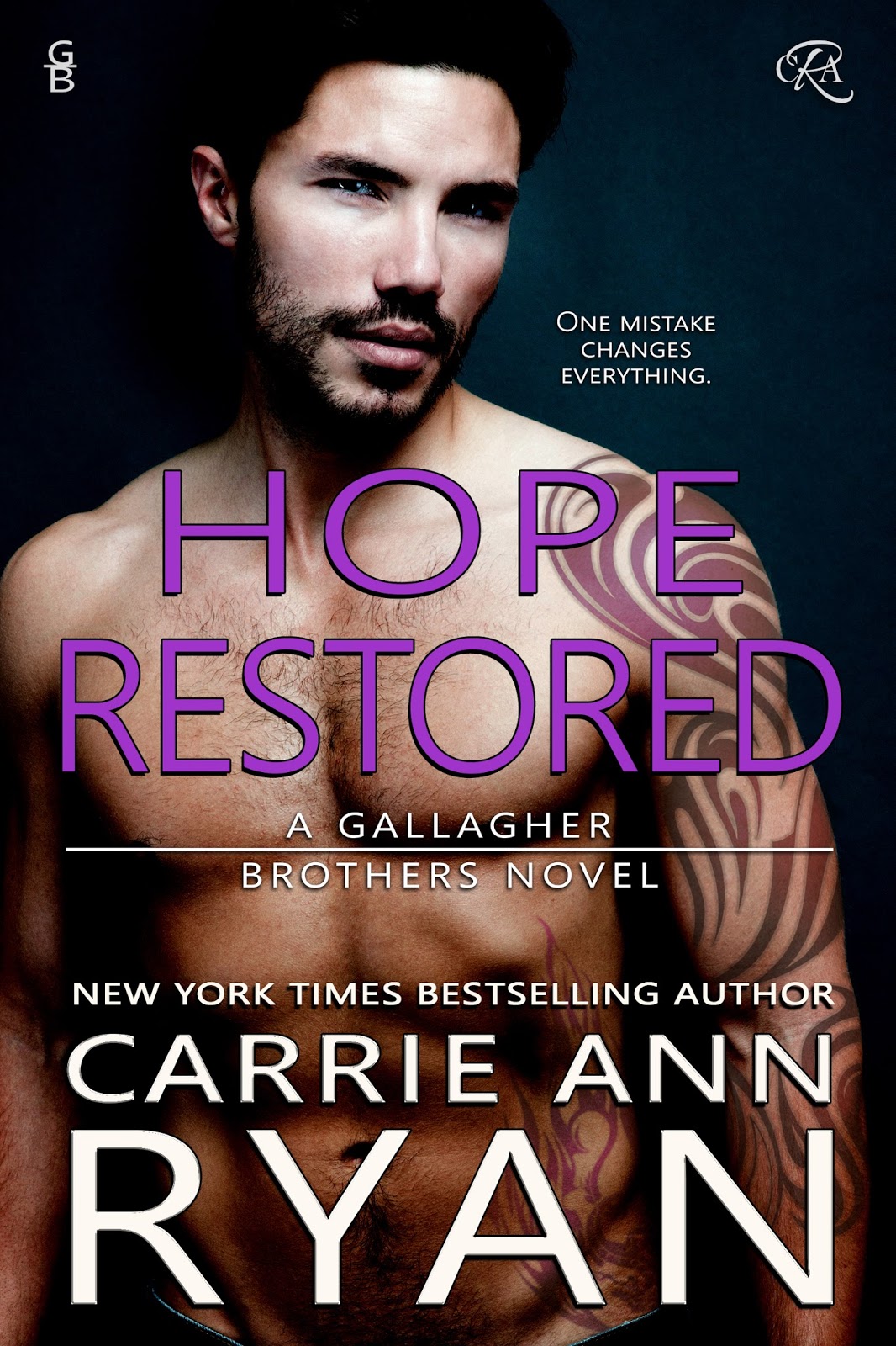 Review: Hope Restored by Carrie Ann Ryan (Gallagher Brothers #3)