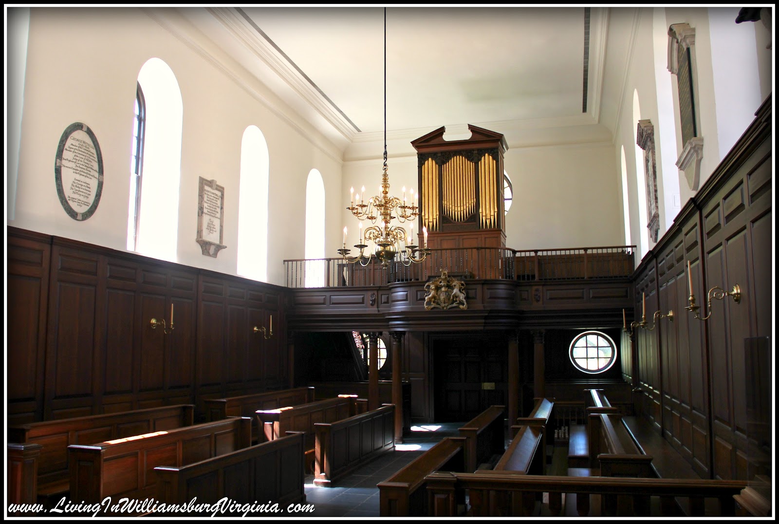 Living In Williamsburg, Virginia: The Wren Chapel, College of William ...